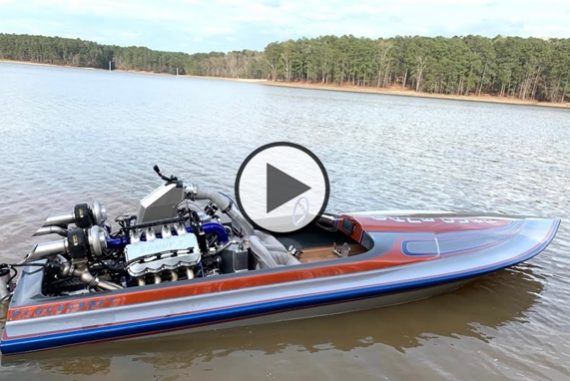 Riding In Mike Finnegan's 11.7 Liter Twin Turbo BIG BLOCK Jet Boat with ...